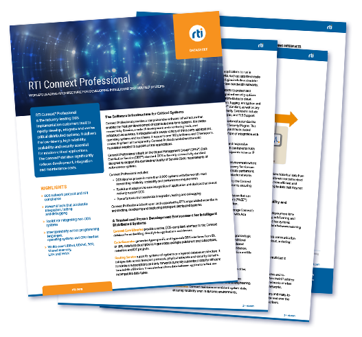 Software Framework for Physical AI Systems | RTI Connext Professional